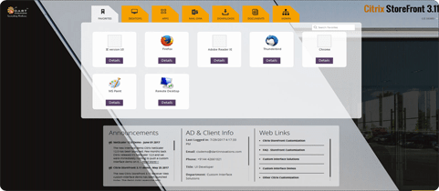 Citrix StoreFront | Citrix StoreFront Receiver Web Customization