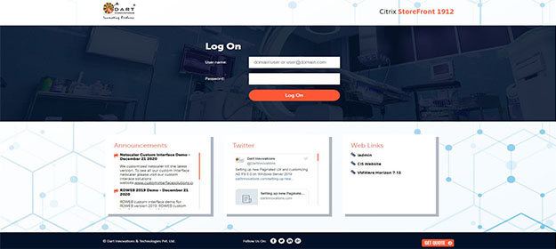 StoreFront | Citrix StoreFront Receiver Web Customization