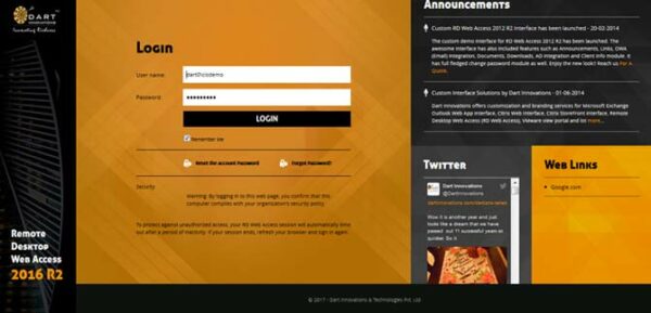 Demo - MS RDS 2022 Web Access and Web Client Customization