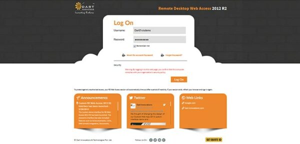 Demo - MS RDS 2022 Web Access and Web Client Customization