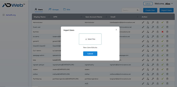Ad Web Managing Active Directory Using Web Interface